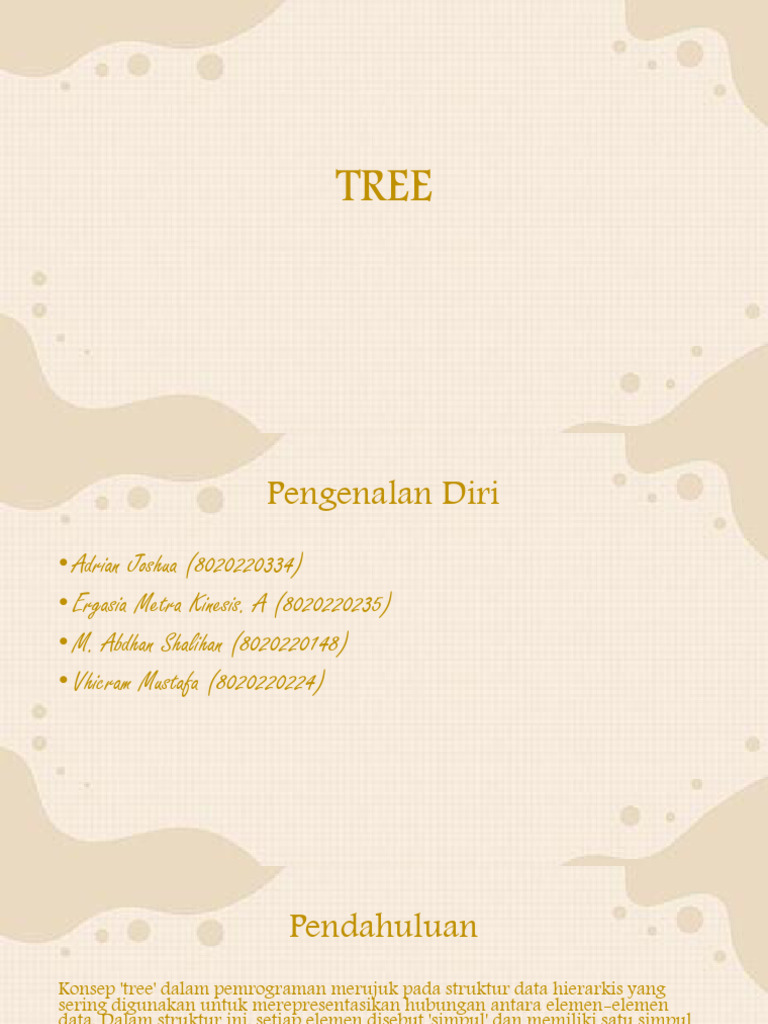 Struktur Data Tree dan Biner | PDF