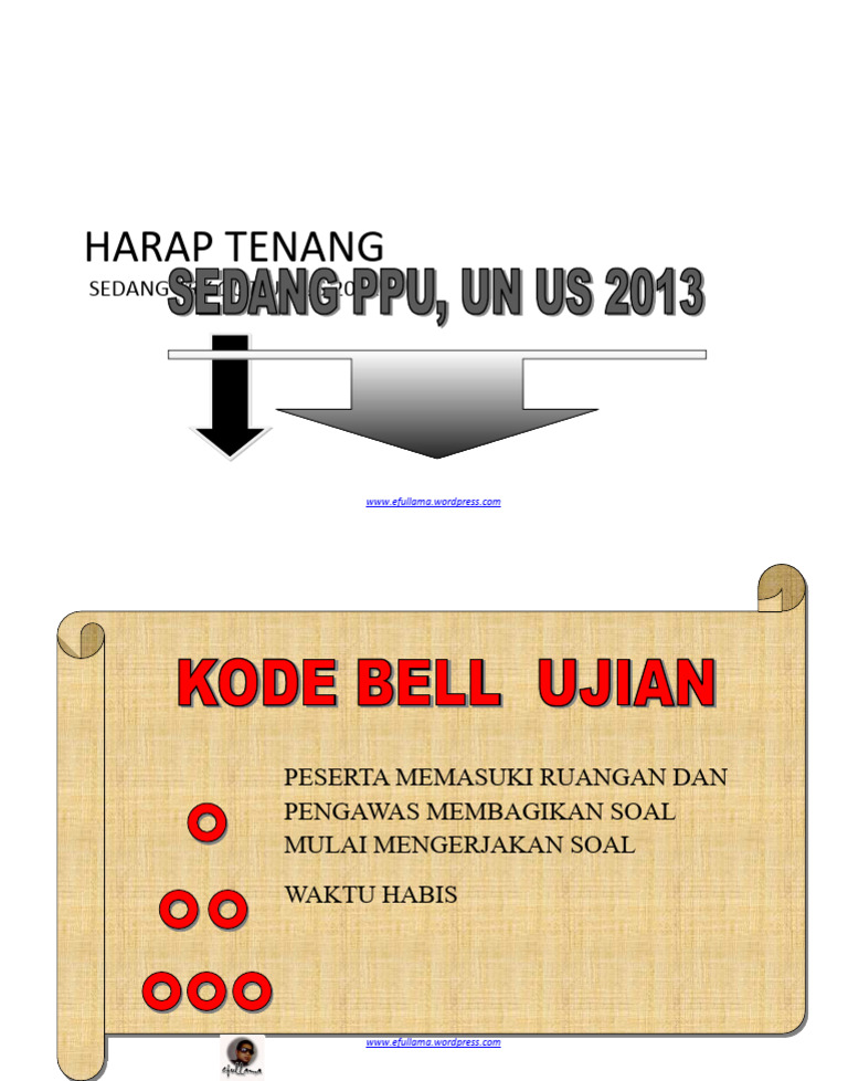 Kode Bel Ujian | PDF