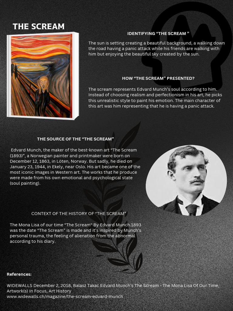 The Scream: Munch's Emotional Art | PDF | Classics