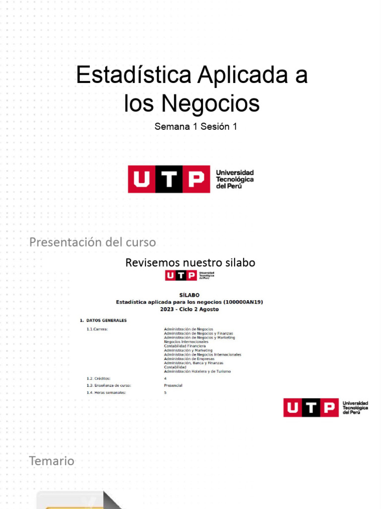 P Sem01 Ses01 Conceptos Variables Estadísticas ACT | PDF | Estadísticas | Muestreo (Estadísticas)
