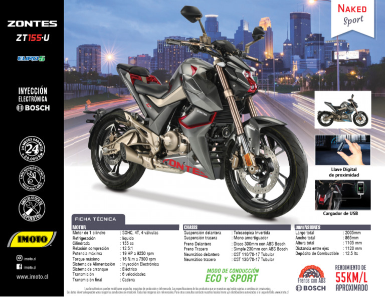 Ficha ZT155-U Abril | PDF | Coche | Industria automotriz