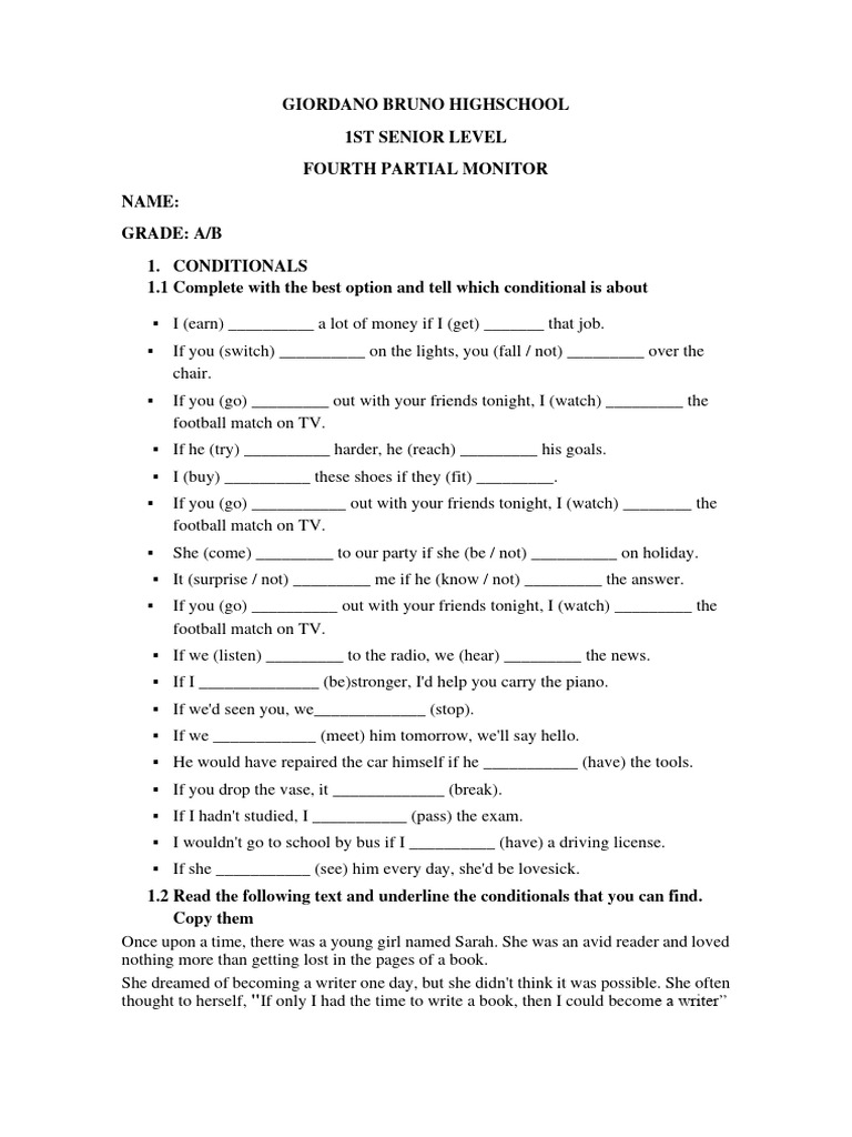Fourth Partial, Monitor 1ST Senior | PDF