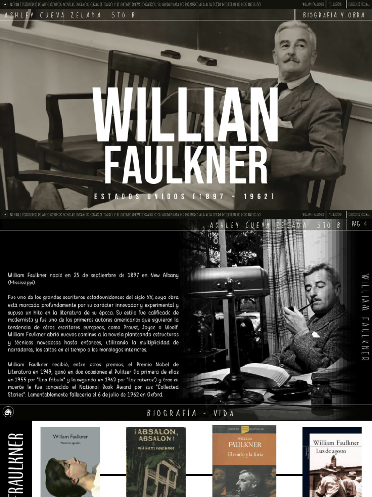 William Faulkner. | PDF | William Faulkner
