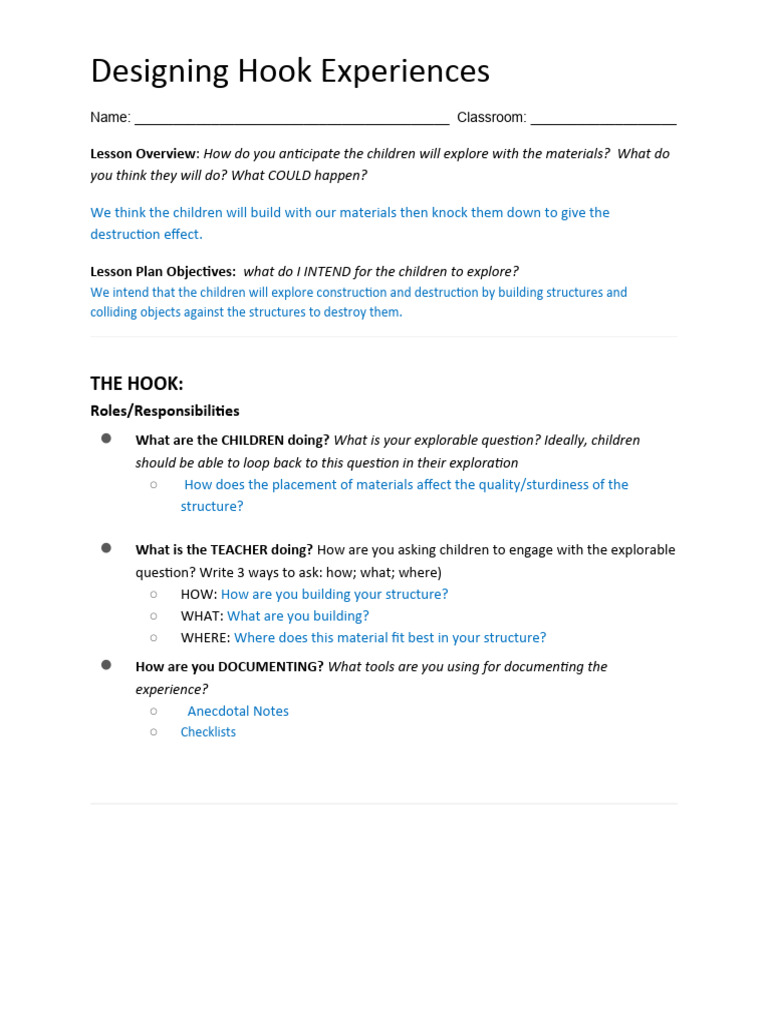 Edt 313 Designing Hook Experience Reflection | PDF | Experience ...