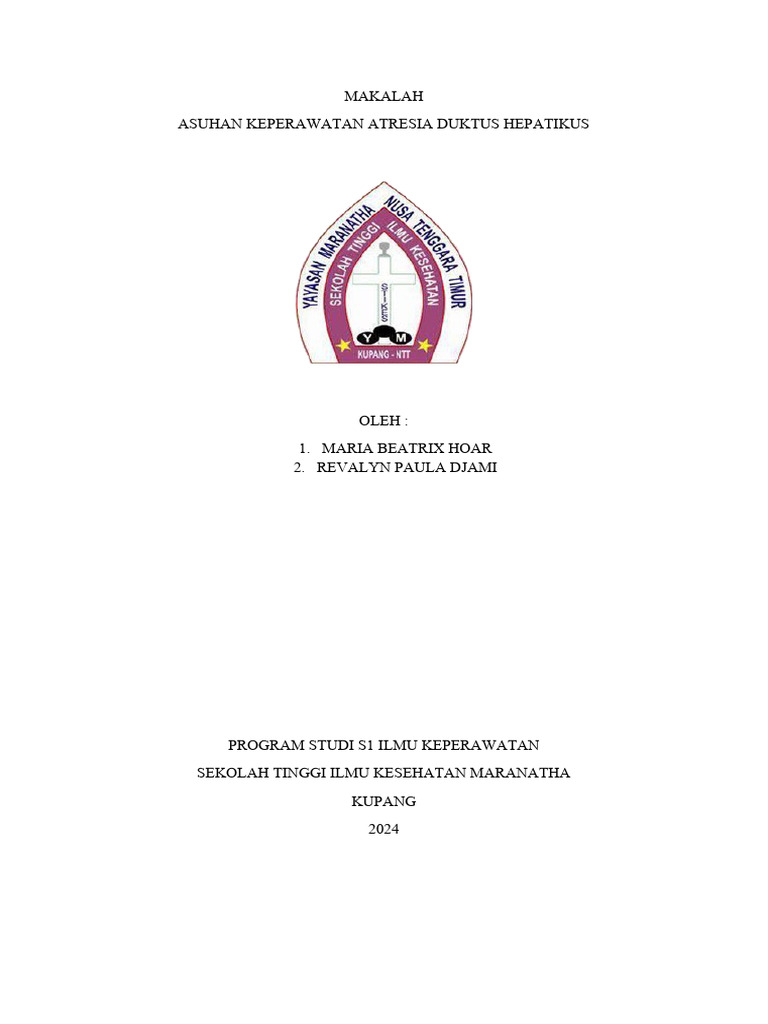 Asuhan Keperawatan Atresia Ductus Hepatikus | PDF