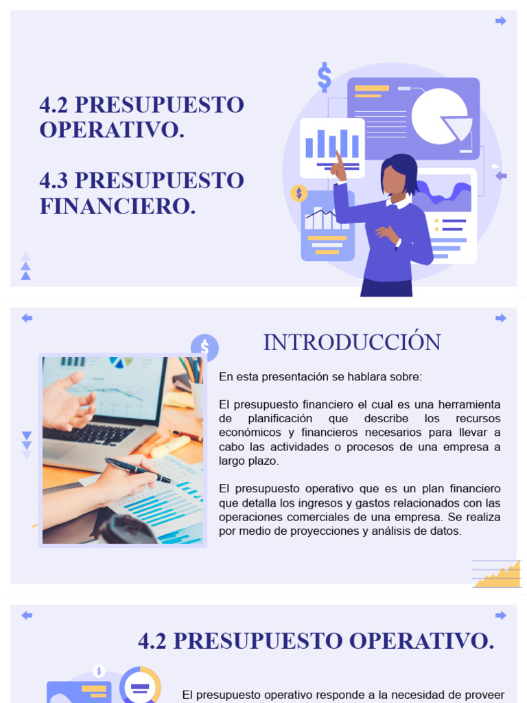 Presupuesto Operativo y Presupuesto Financiero. | PDF | Presupuesto ...