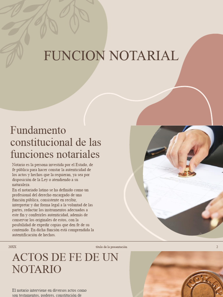Funcion Notarial | Descargar gratis PDF | Ley común | Justicia