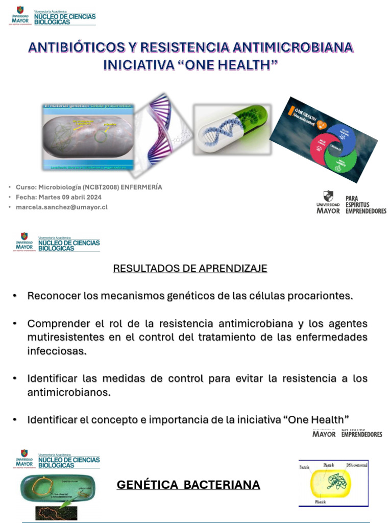 Clase No8 Crecimiento Microbiano III 09 Abril 2024 ENF | PDF | Resistencia antimicrobiana | Las ...
