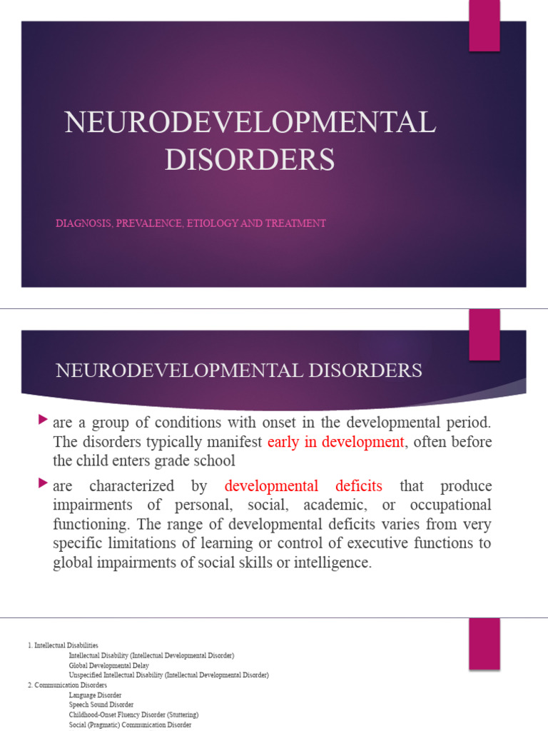 Neurodevelopmental Disorders2023 | PDF | Autism Spectrum | Attention ...