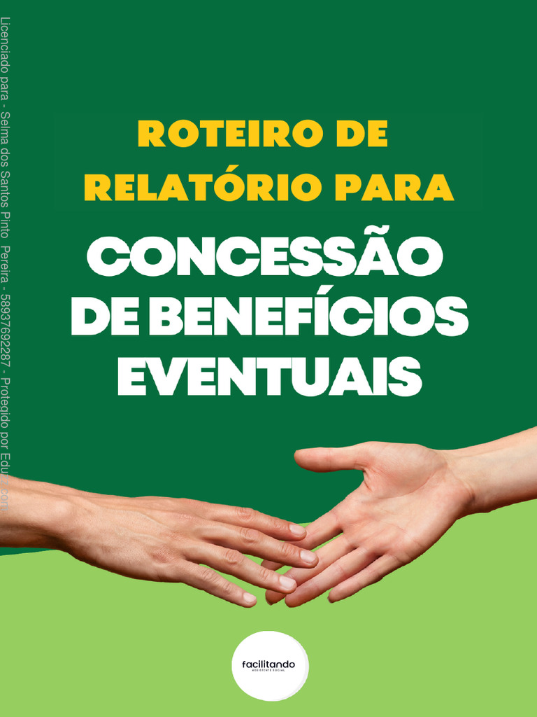 1 Roteiro de Relatorio Social de Concessao de Beneficios Sociais 1 ...