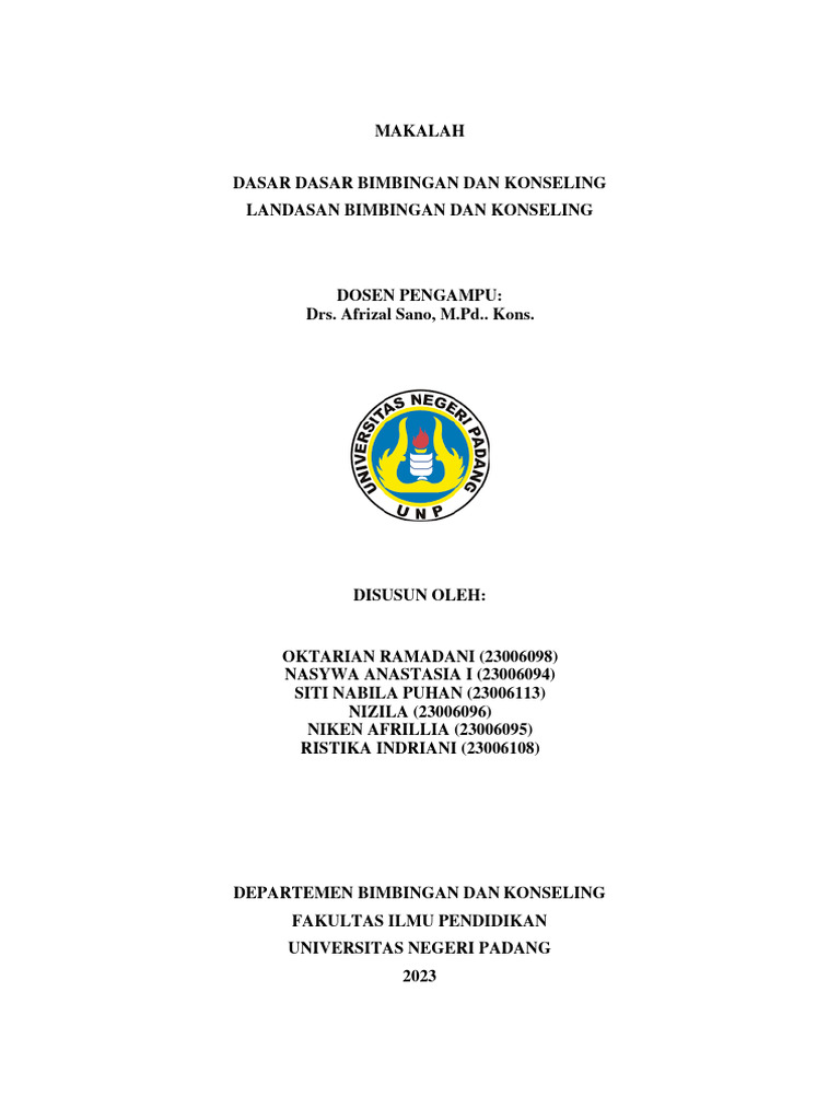 Makalah Kel 5 DDBK | PDF