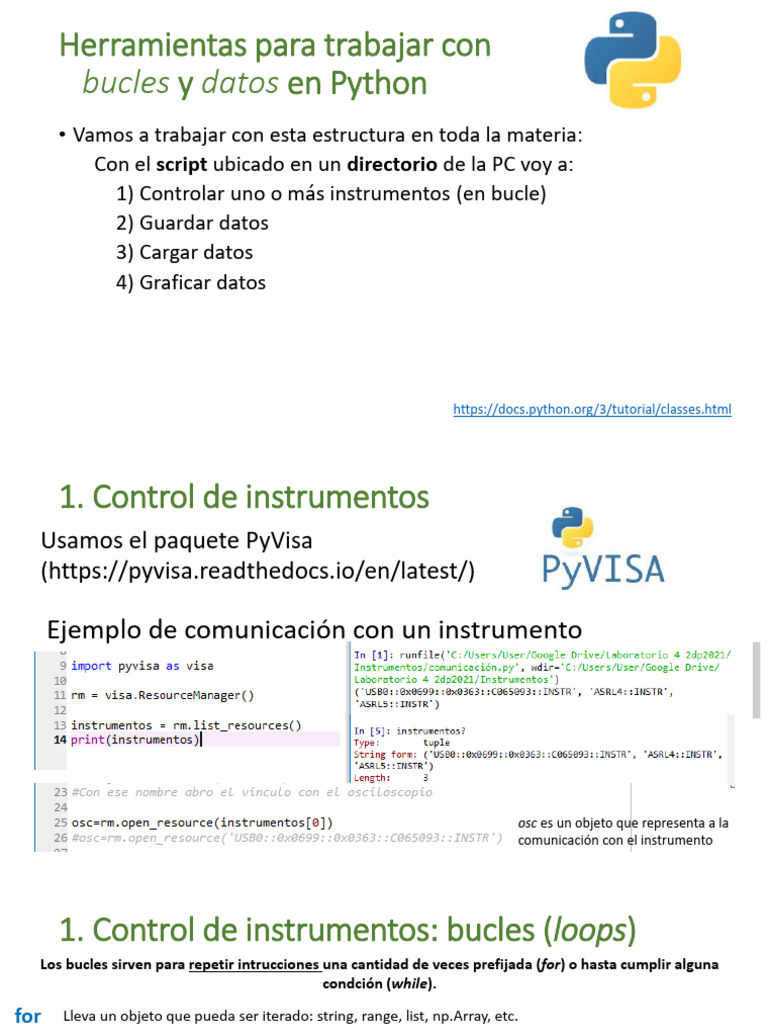 Python Bucles | PDF | Python (lenguaje de programación) | Ingeniería de ...
