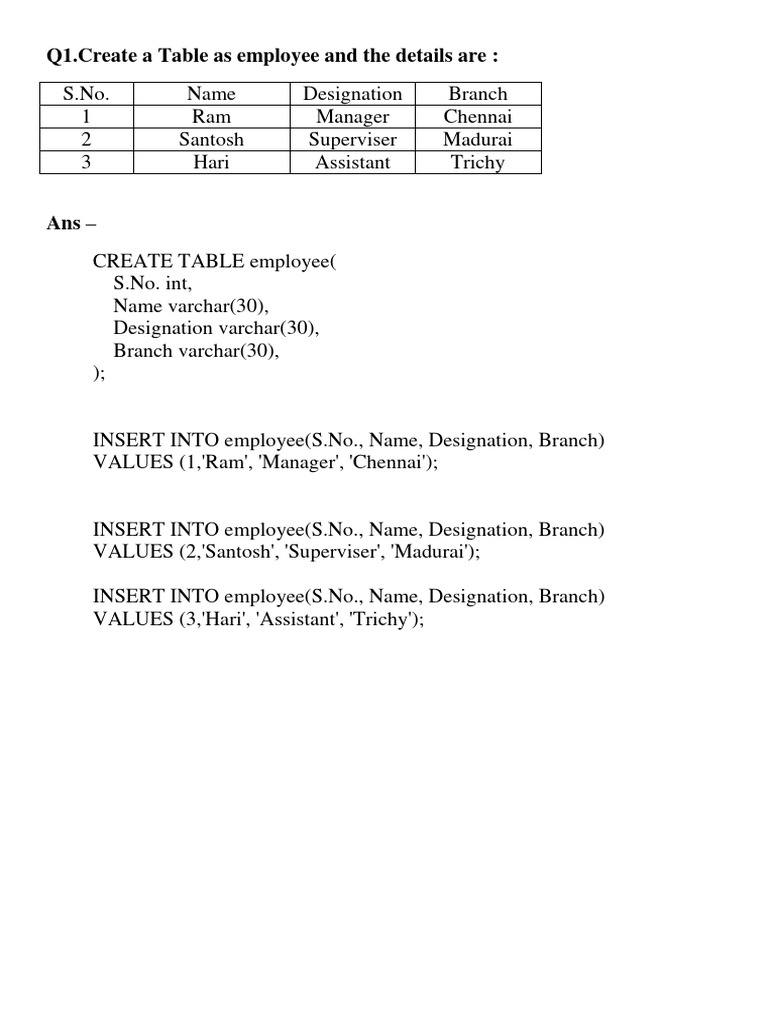 SQL Final | PDF | Databases | Data Management Software SQL Final | PDF | Databases | Data Management Software