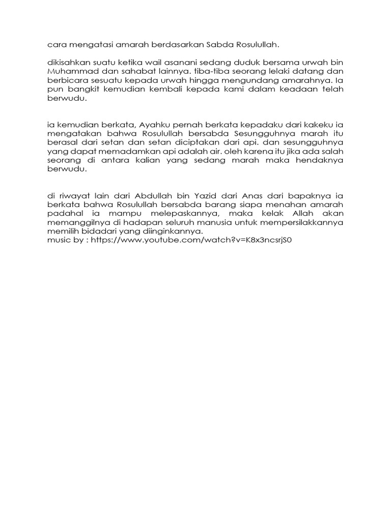 Cara Mengatasi Amarah | PDF