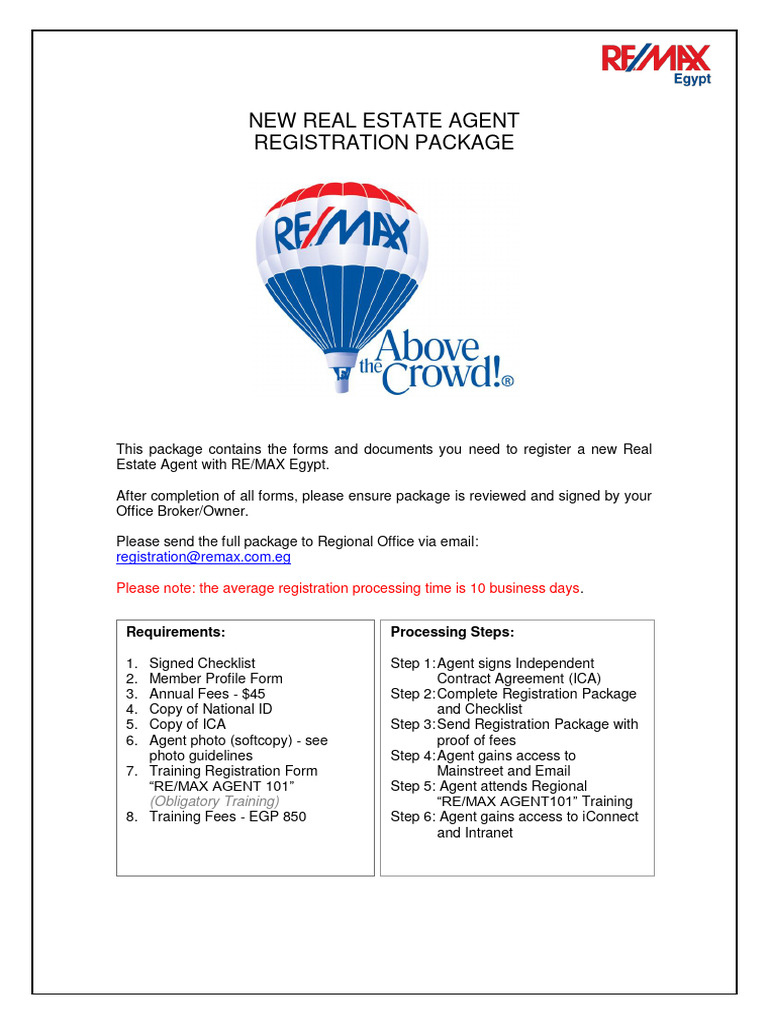 New Agent Registration Form | PDF | Cheque