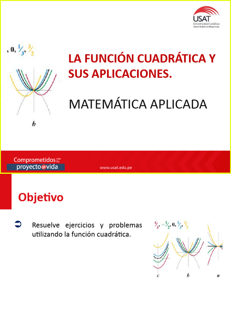 Aplicaciones de la Función Cuadrática | PDF | Álgebra | Análisis matemático