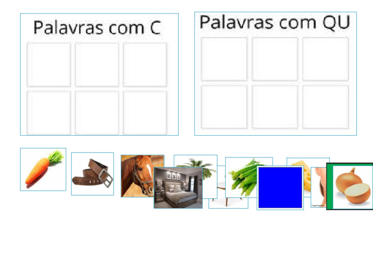 Jogo de Palavras Com C Ou Qu | PDF