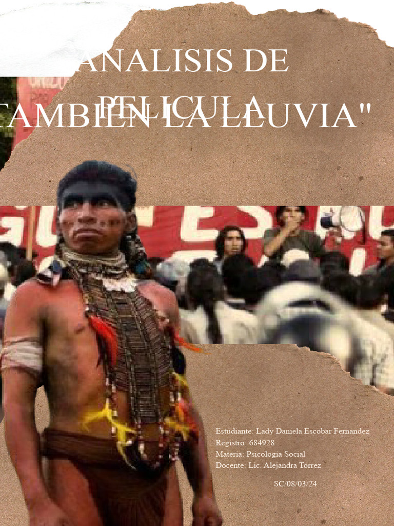 Análisis de "También la lluvia" | PDF | Estereotipos | Bolivia