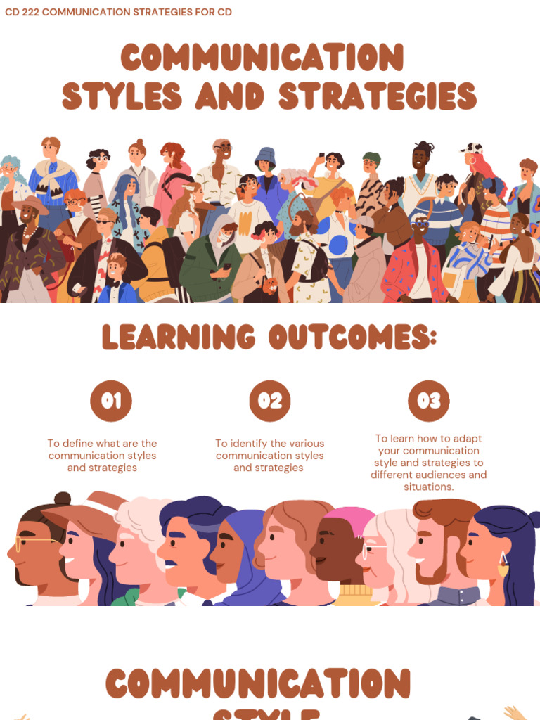 Communication Styles and Strategies 20240320 072104 0000 | PDF ...