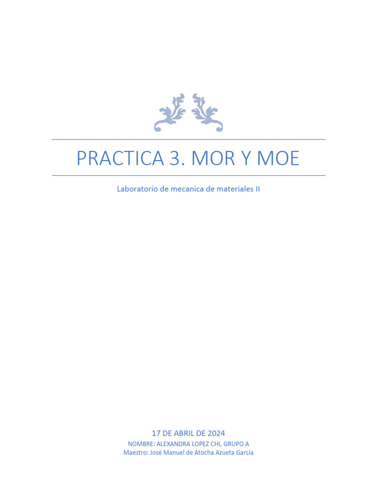 Cálculo de MOR y MOE en Madera | PDF | Viga (Estructura) | Doblar