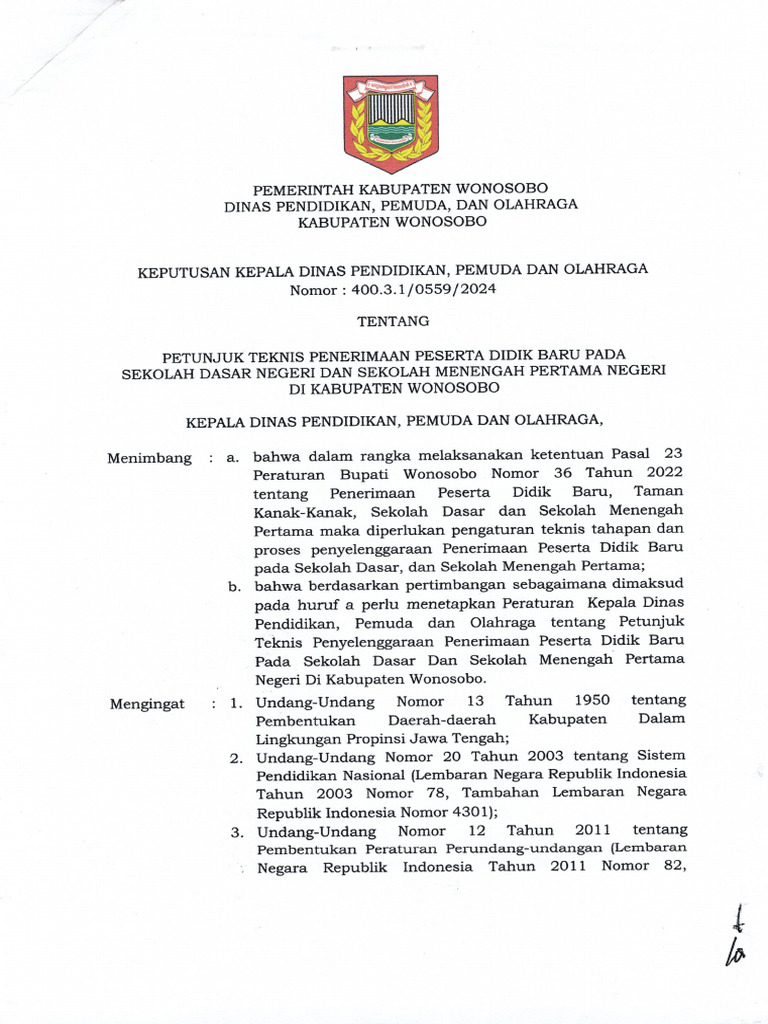 Juknis PPDB 2024 | PDF