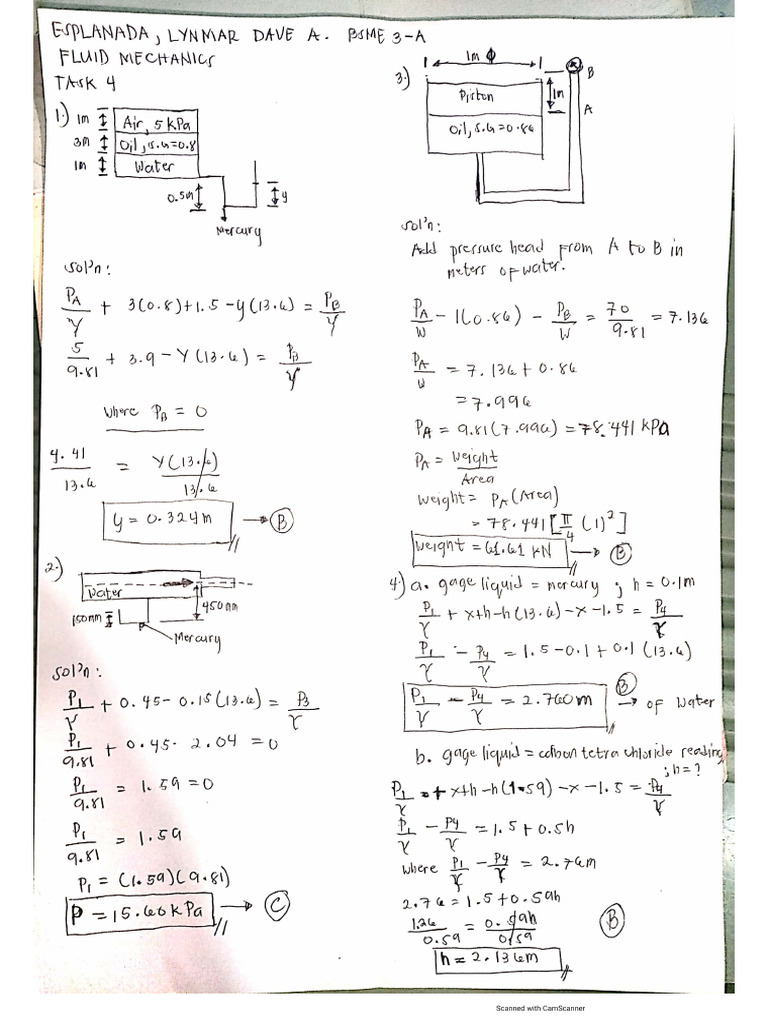 Task4 FluidMechanics | PDF