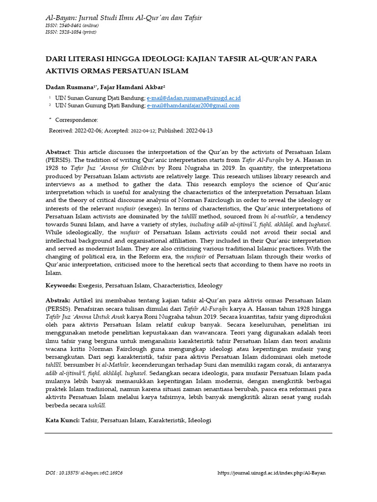 Dari Literasi Hingga Ideologi Kajian Taf | PDF