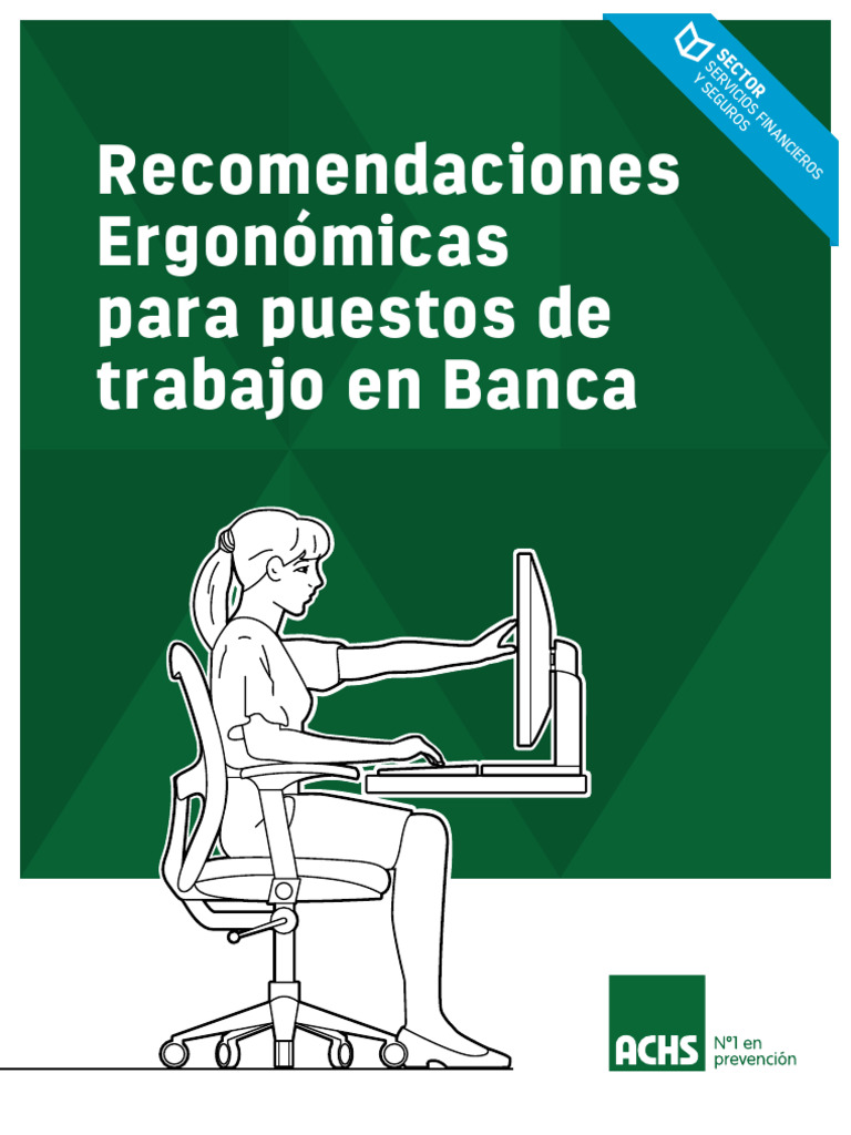 Manual Recomendaciones Ergonomicas para Puestos de Trabajo en La Banca V1 | PDF | Factores ...