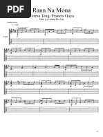 La Pantera Rosa Guitar Tabs | PDF