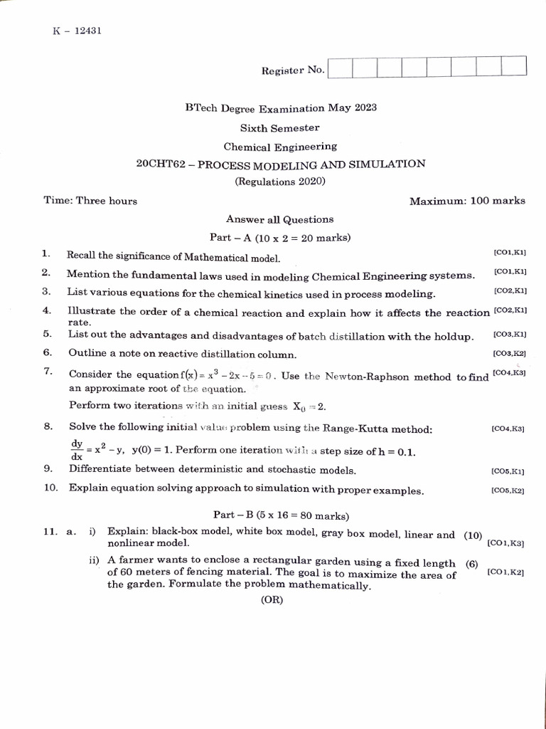 Pms Answer Key | PDF | Chemical Reactor | Chemistry