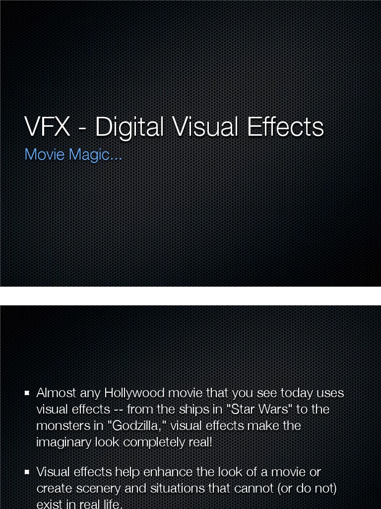 VFX | PDF | 3 D Computer Graphics | Stereoscopy
