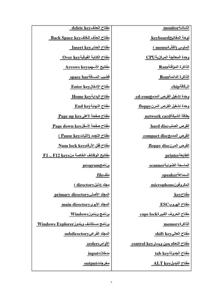 Computer Translated Terminologies - 111655 | PDF