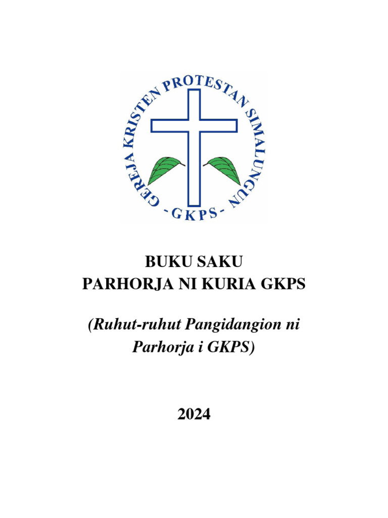 Buku Saku Parhorja Ni Kuria GKPS | PDF