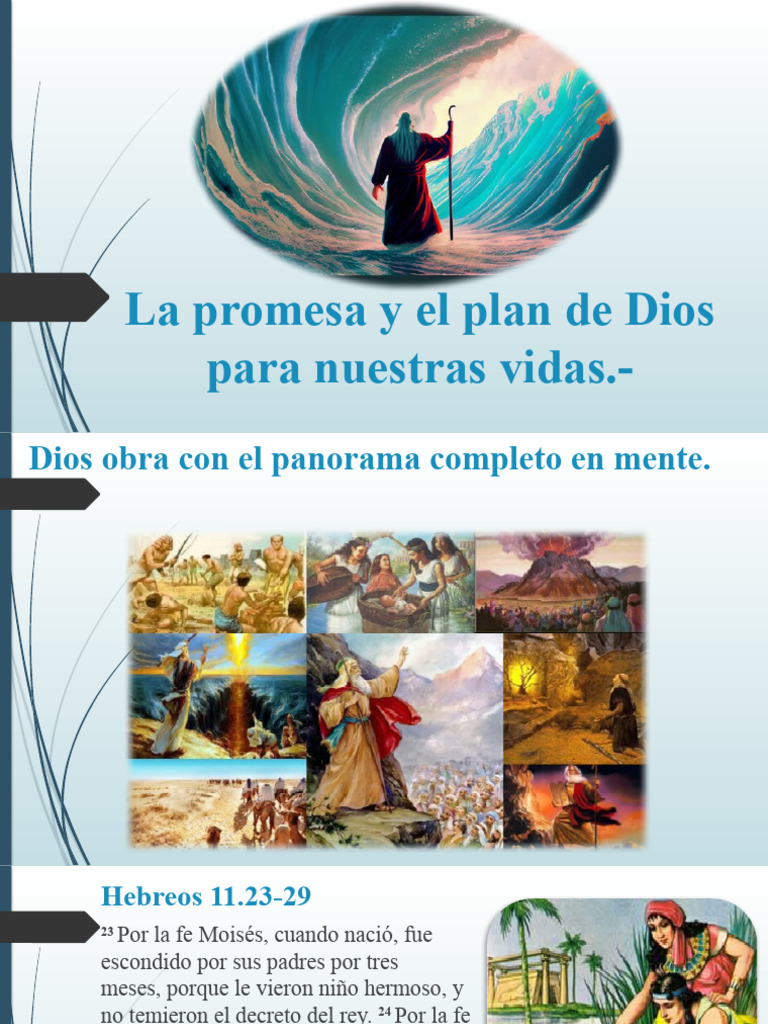 La Promesa y El Plan de Dios para Nuestra Vida | PDF | Moisés | Libro ...