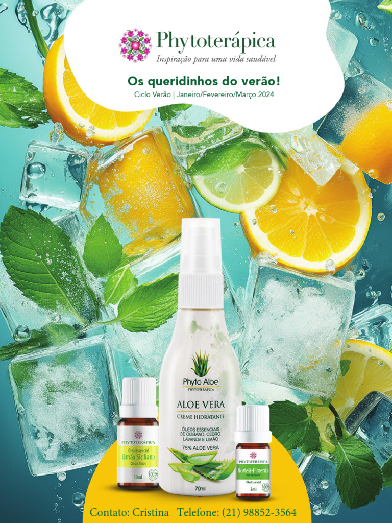 Catálogo Verão Janeiro 2024 CRIS | PDF | Óleo essencial | Cabelo