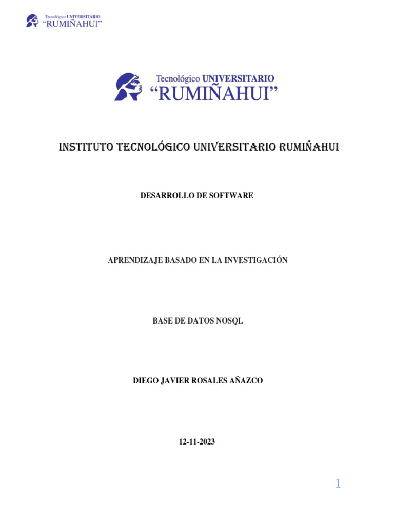 MongoDB: Flexibilidad y Escalabilidad NoSQL | PDF | No Sql | Bases de datos