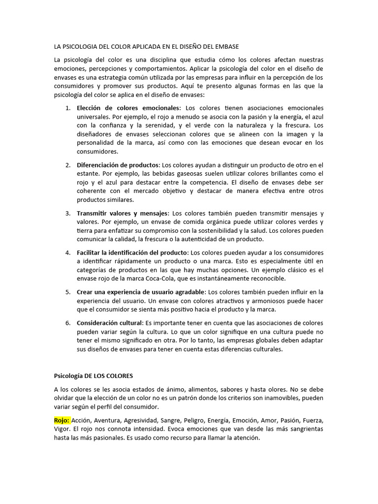 La Psicologia Del Color Aplicada en El Diseño Del Embase | Descargar ... La Psicologia Del Color Aplicada en El Diseño Del Embase | Descargar ...
