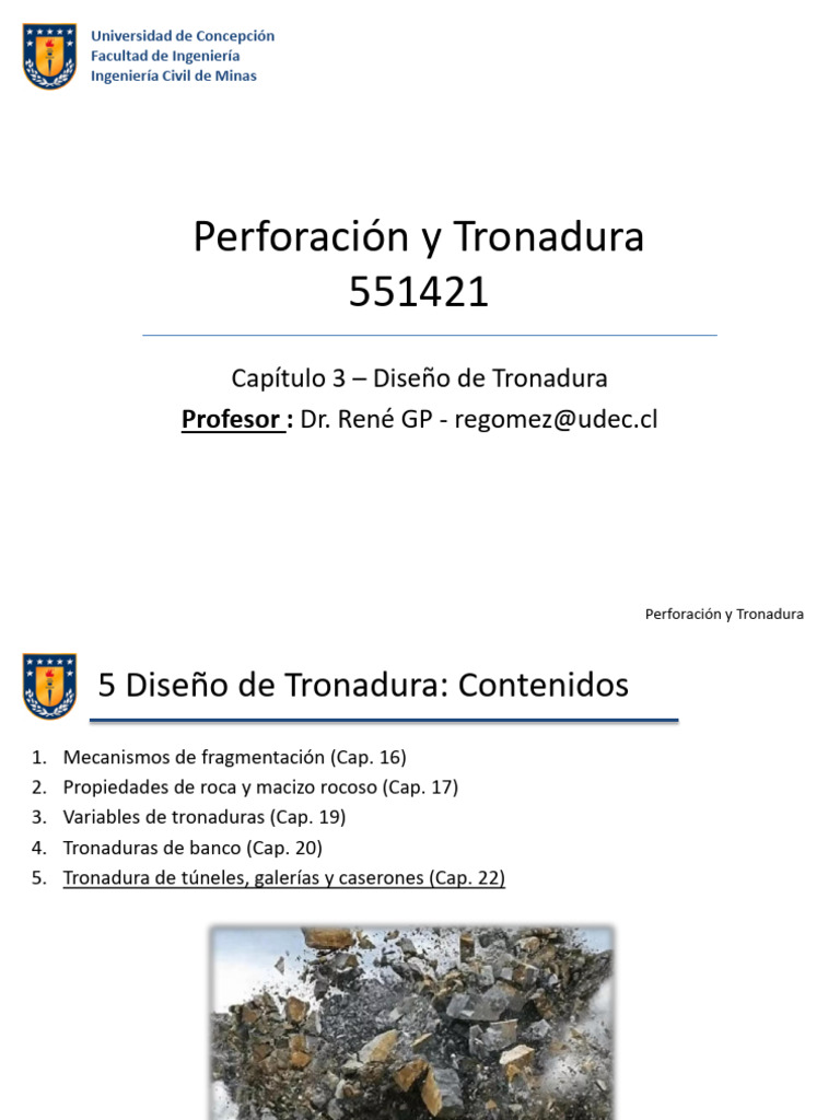 5.4 PyT Diseno de Tronadura | PDF | Ciencia y matemáticas | Tecnología