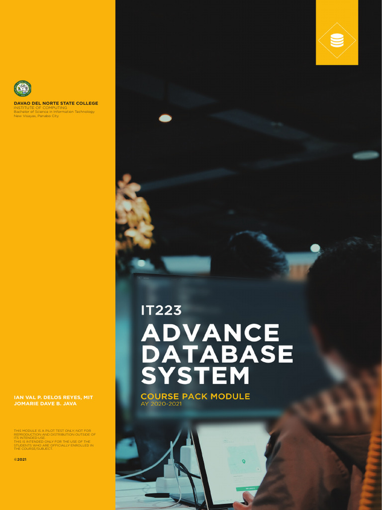 IT223 Advance Database System Course Pack Module 4 | PDF | Data ... IT223 Advance Database System Course Pack Module 4 | PDF | Data ...