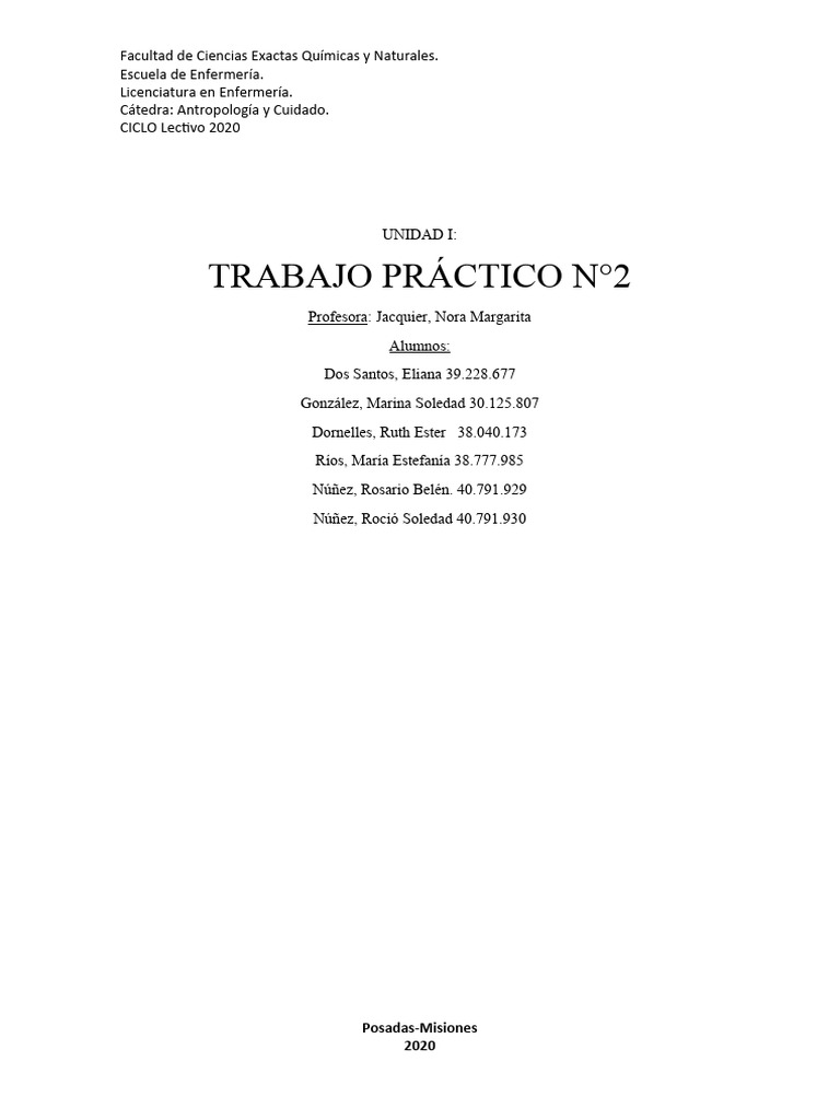 TP2 Antropologia | PDF | Etnografía | Teoría