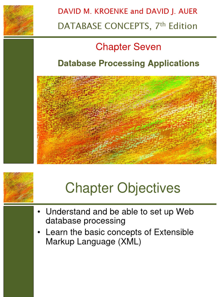 Database Concepts 7th Edition | PDF | Databases | Xml
