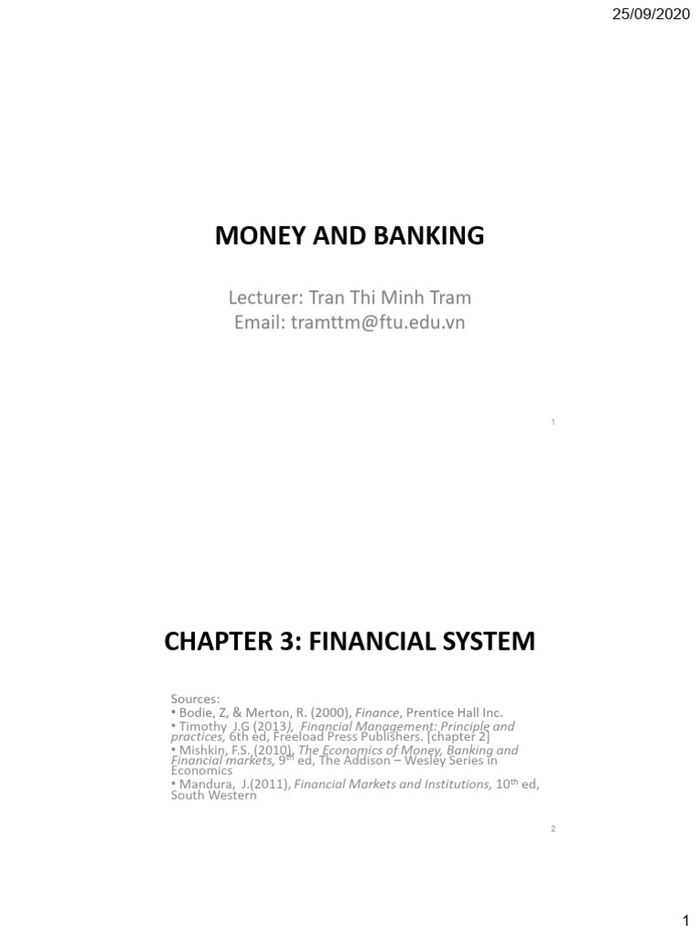 Chapter 3.4 - Financial Intermediaries - Sv4.0 | PDF | Savings And Loan Association | Banks