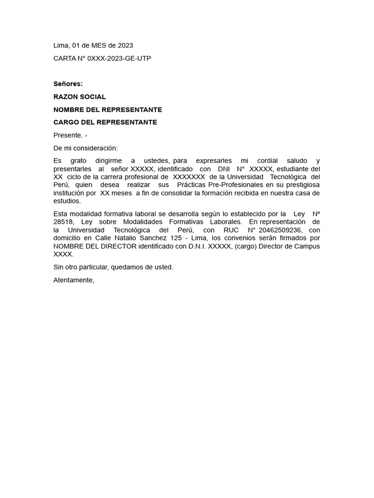 Cata de Presentacion Pre Profesionales Ejemplo | PDF | Finanzas y dinero | Derecho