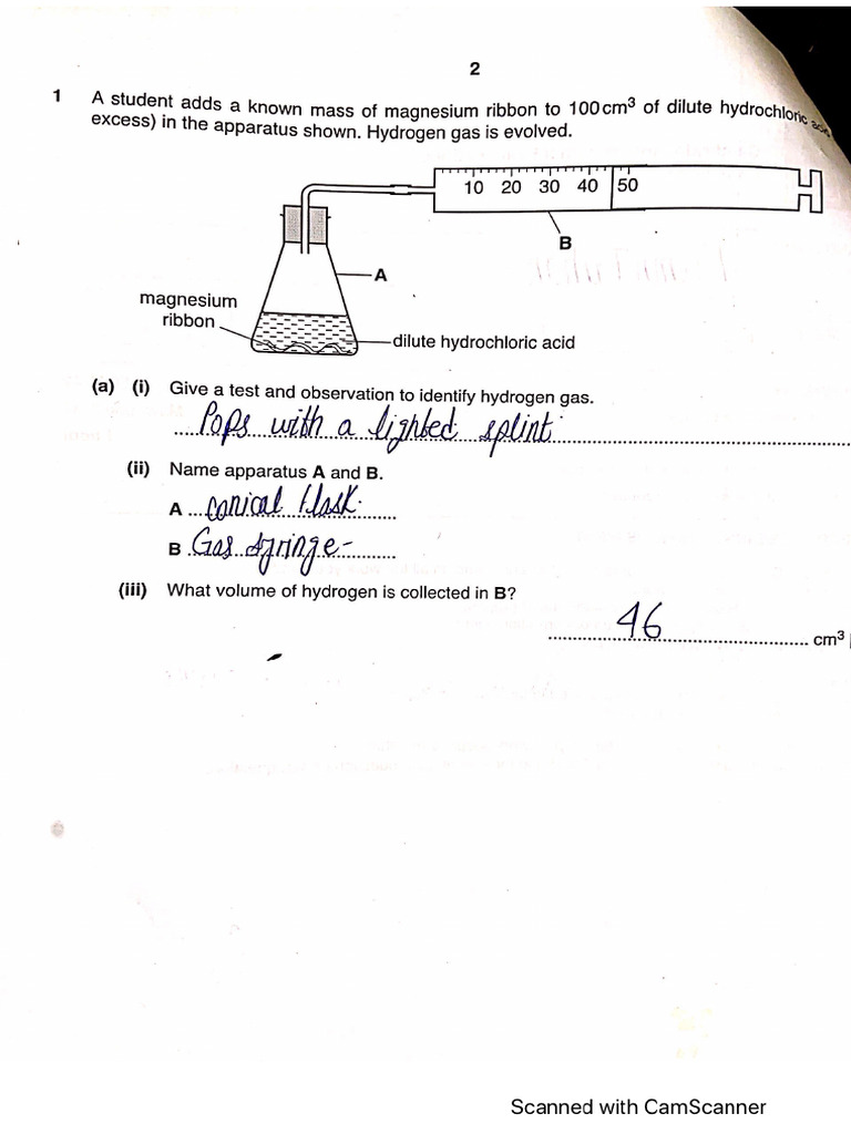 Chemistry test p4 | PDF