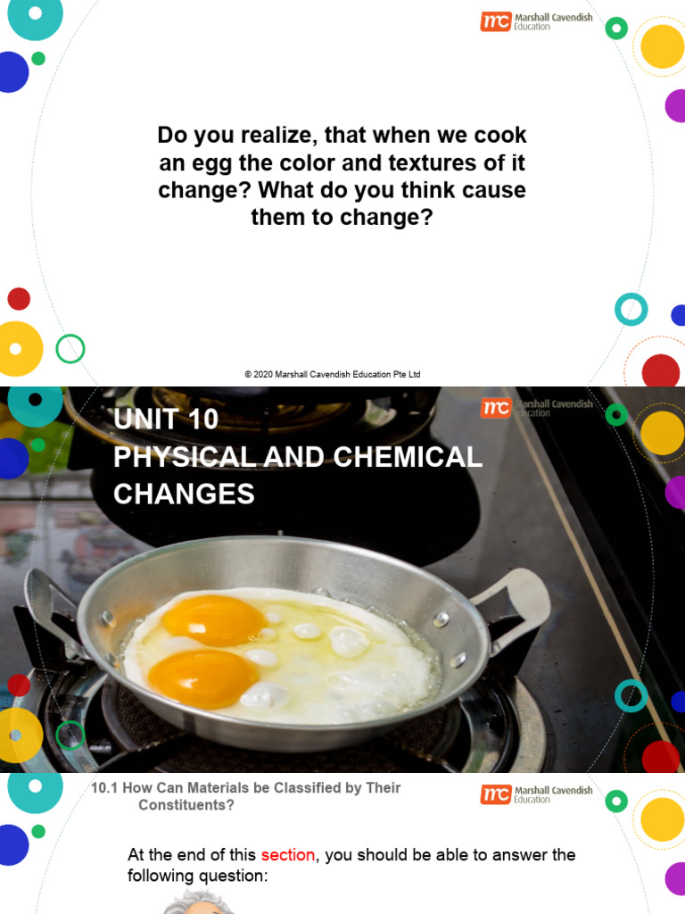 Unit 10 - Physical and Chemical Changes | PDF | Chemical Substances ...