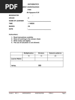 Grade 5 Mathematics Project Term 3 2022 - 240702 - 051433 | PDF | Shape ...