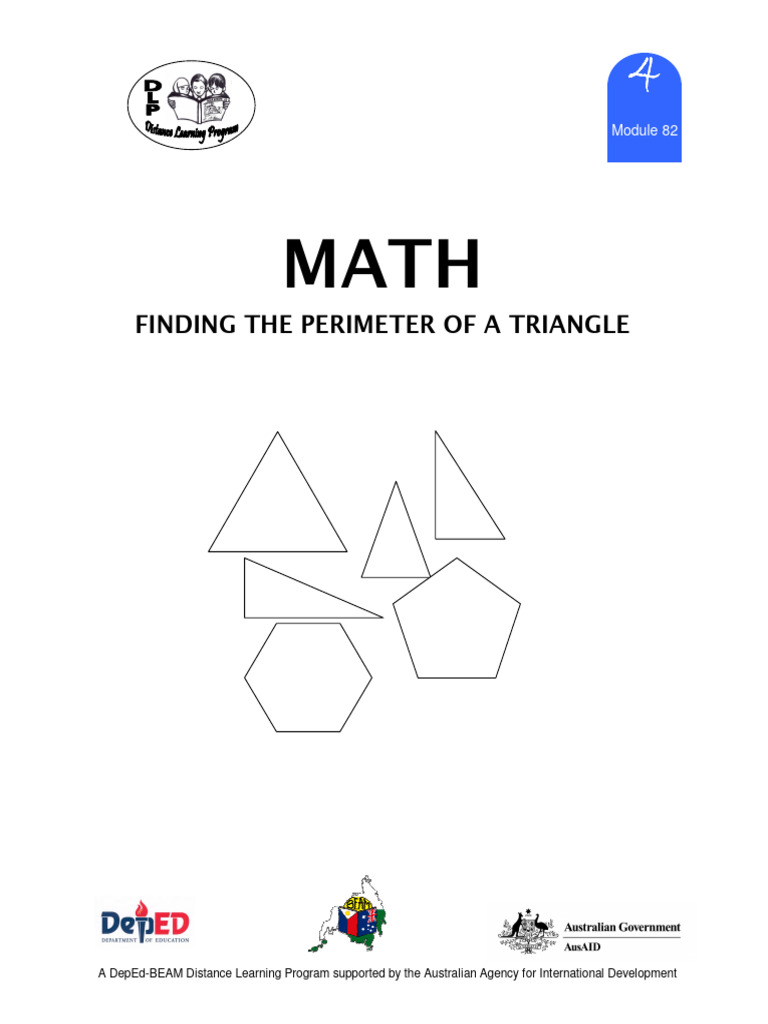 Math 4 Dlp 82 - Finding the Perimeter of a Triangle (3) | PDF | Elementary Geometry | Classical ...