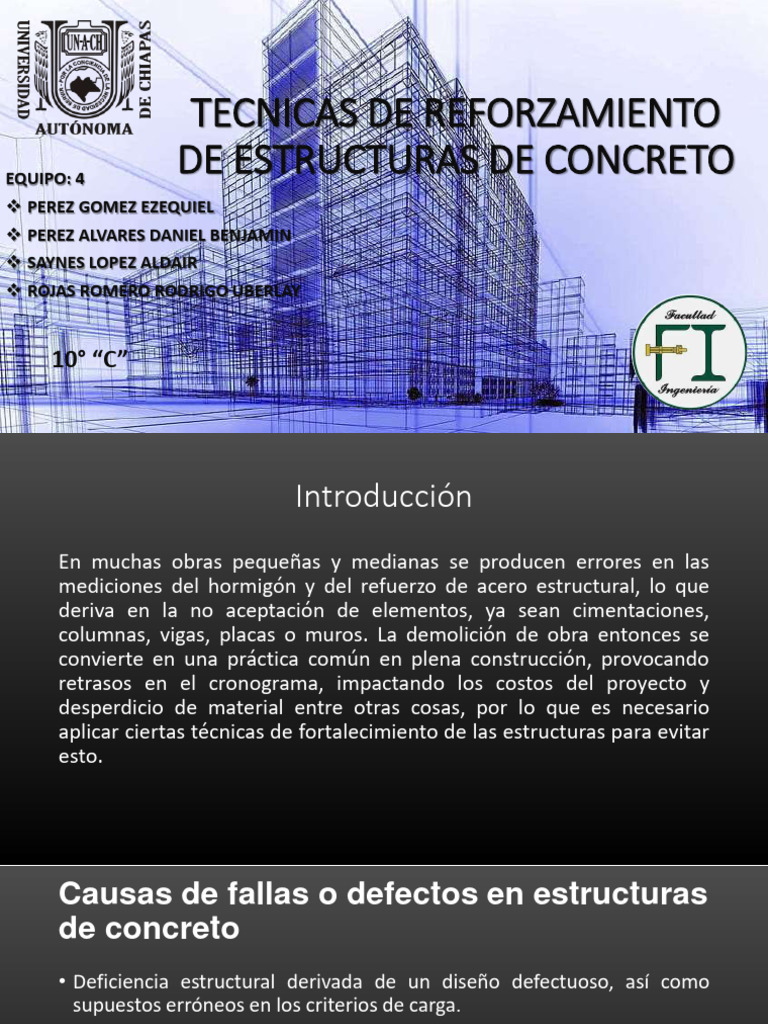 Tecnicas de Reforzamiento de Estructuras de Concreto | PDF | Hormigón | Columna