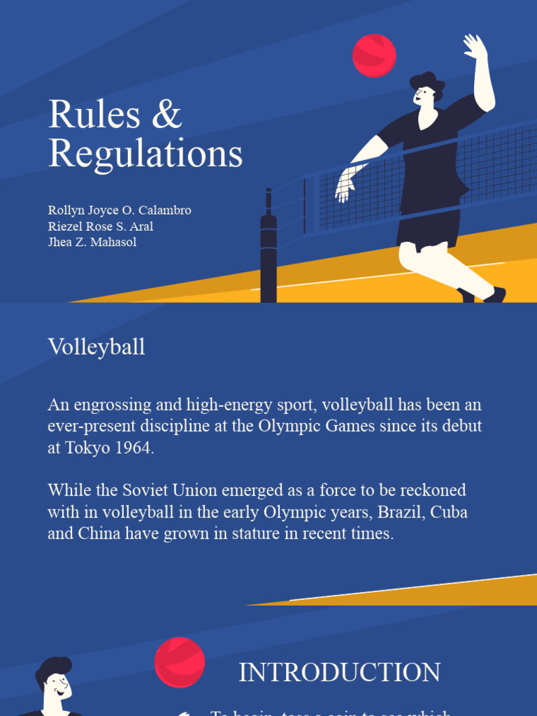 Volleyball (Rules ®ulation) | PDF | Volleyball | Sports Rules And ...