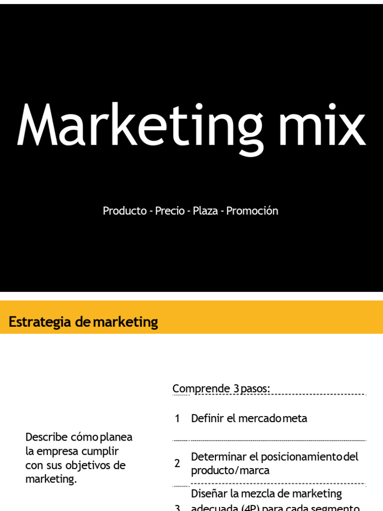 4 Ps Marketing - Mix - Producto | PDF | Marketing | Producto (Negocio)